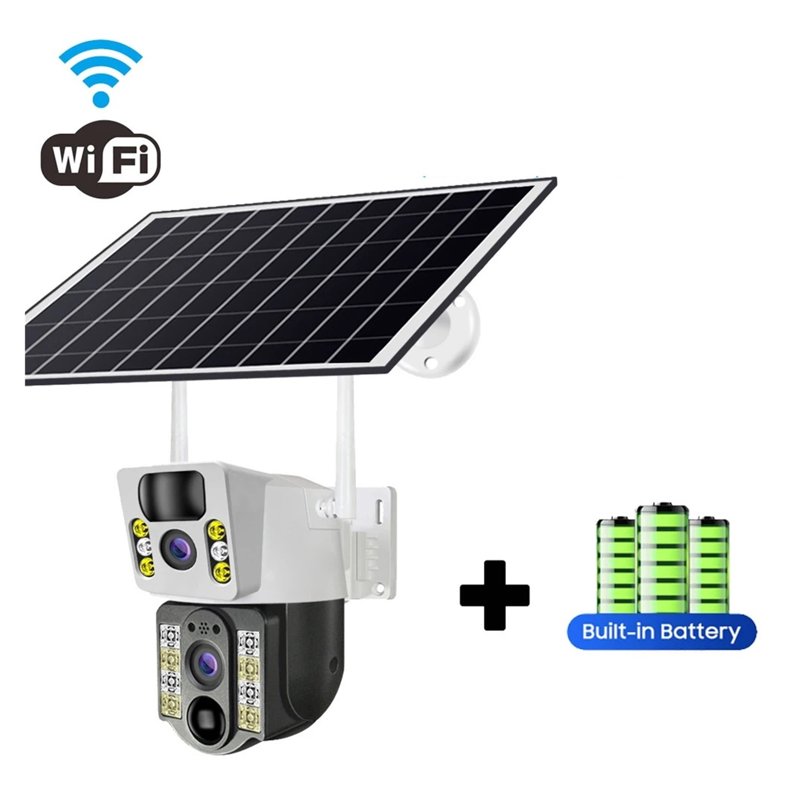 Surveillance camera 4K Smart Home Security Solar 4G SIM Card IP ...
