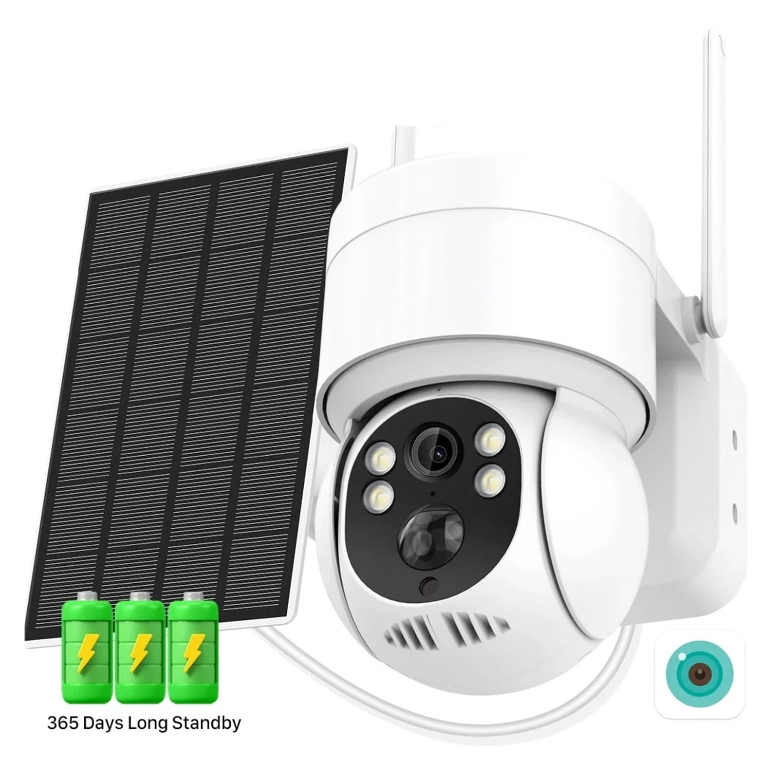 Surveillance camera 4MP IP Outdoor WIFI Solar Camera 4G HD 2.5K Bidirectional Voice PIR ...