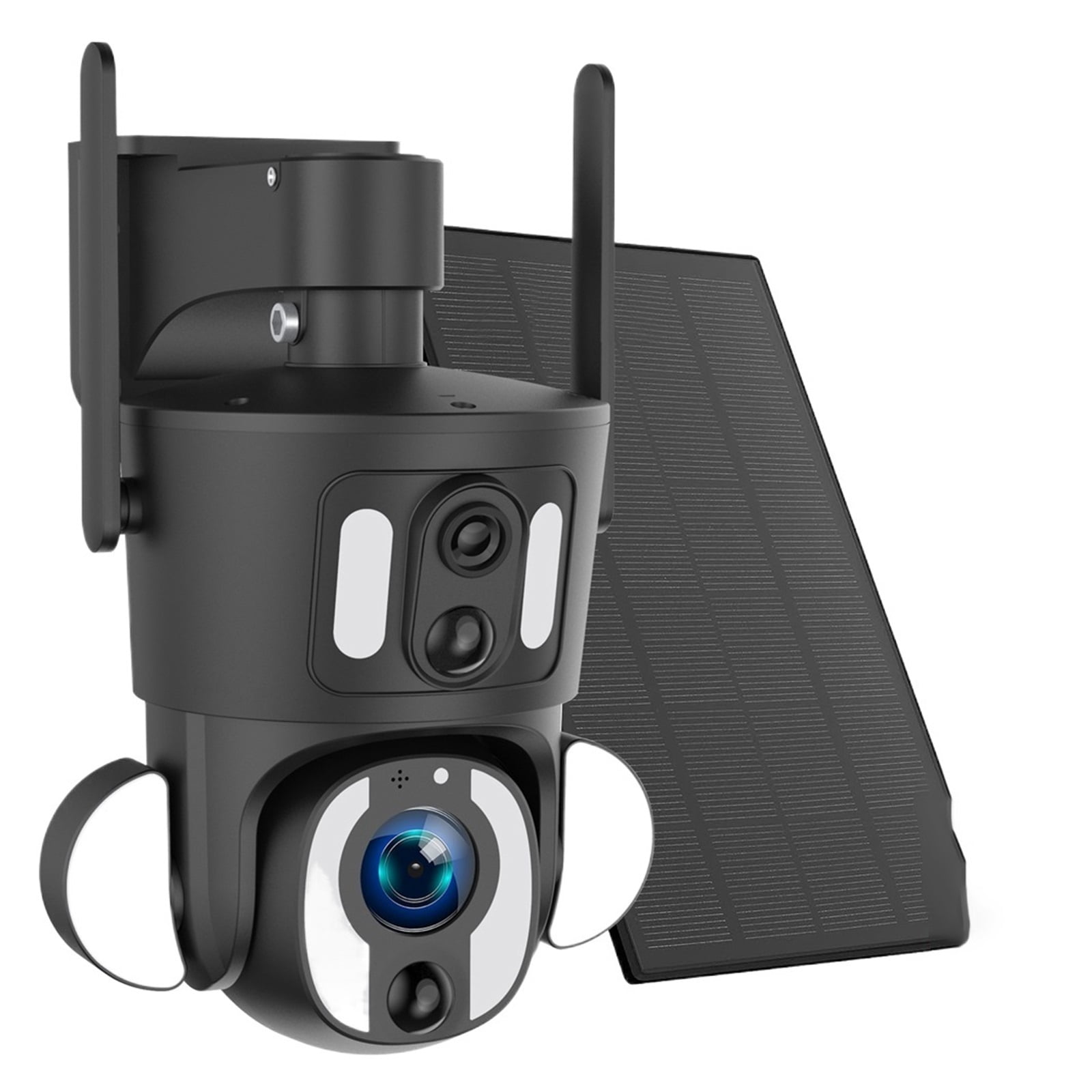 Surveillance camera 5MP Outdoor 9W Solar Powered Security Camera 4G LTE ...