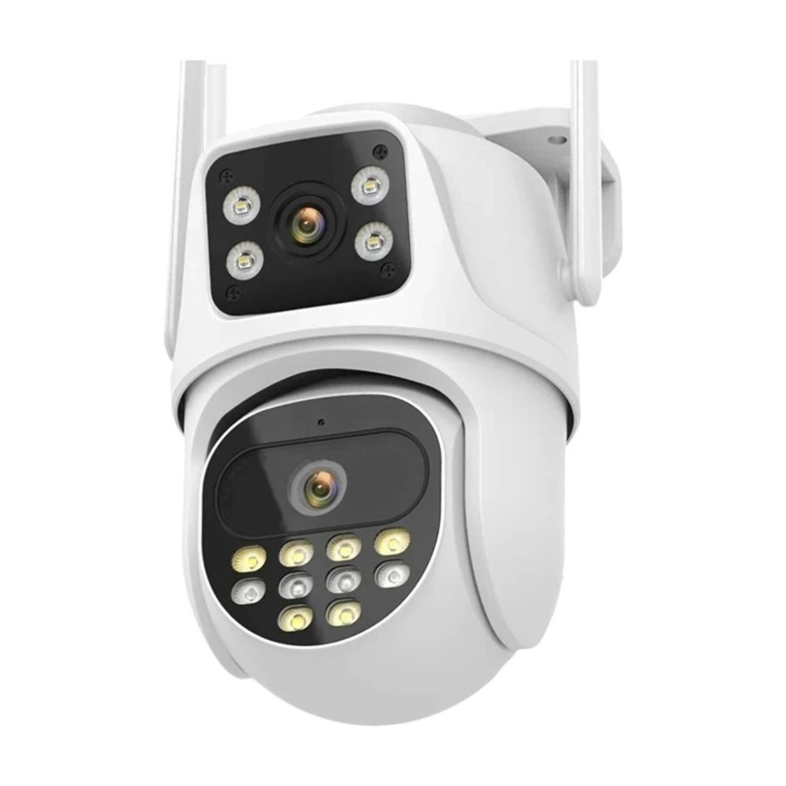 Surveillance camera 6K 12MP Outdoor Three Lens Three Screen 360° View ...