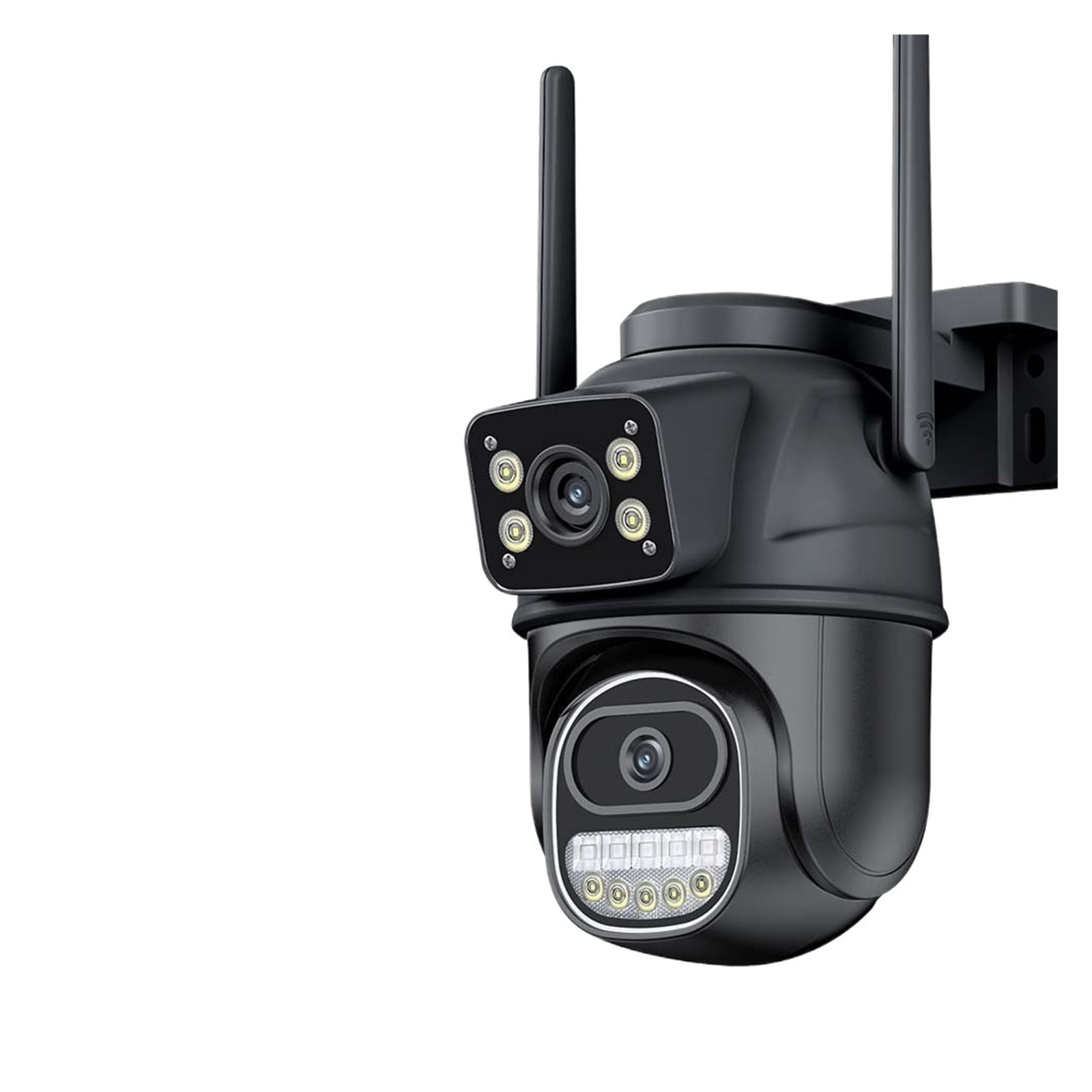 Surveillance camera 6K 12MP Outdoor Three Lens Three Screen 360° View ...