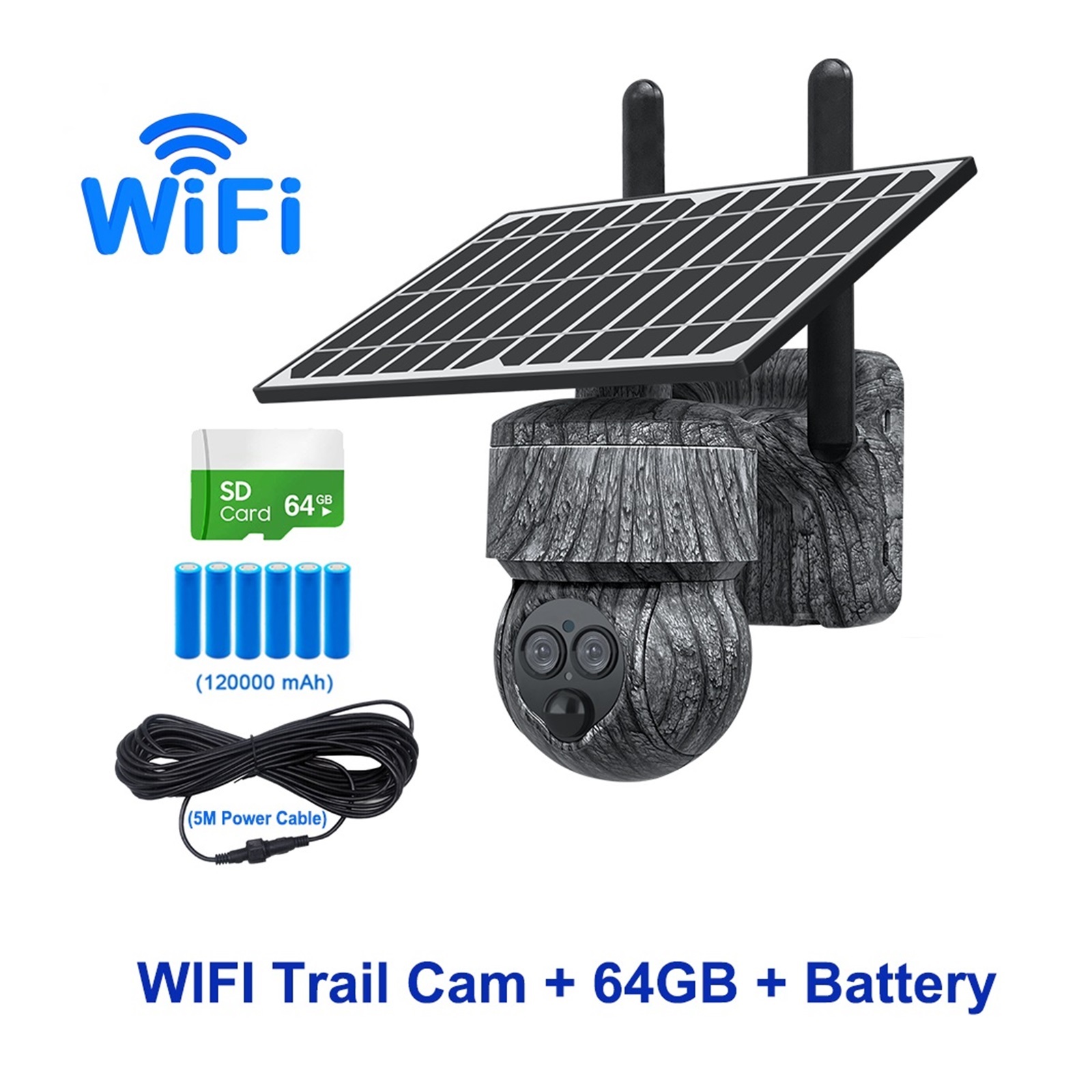 Surveillance camera 8W 6 Million 4G SIM Card 12X Zoom WIFI Panel ...