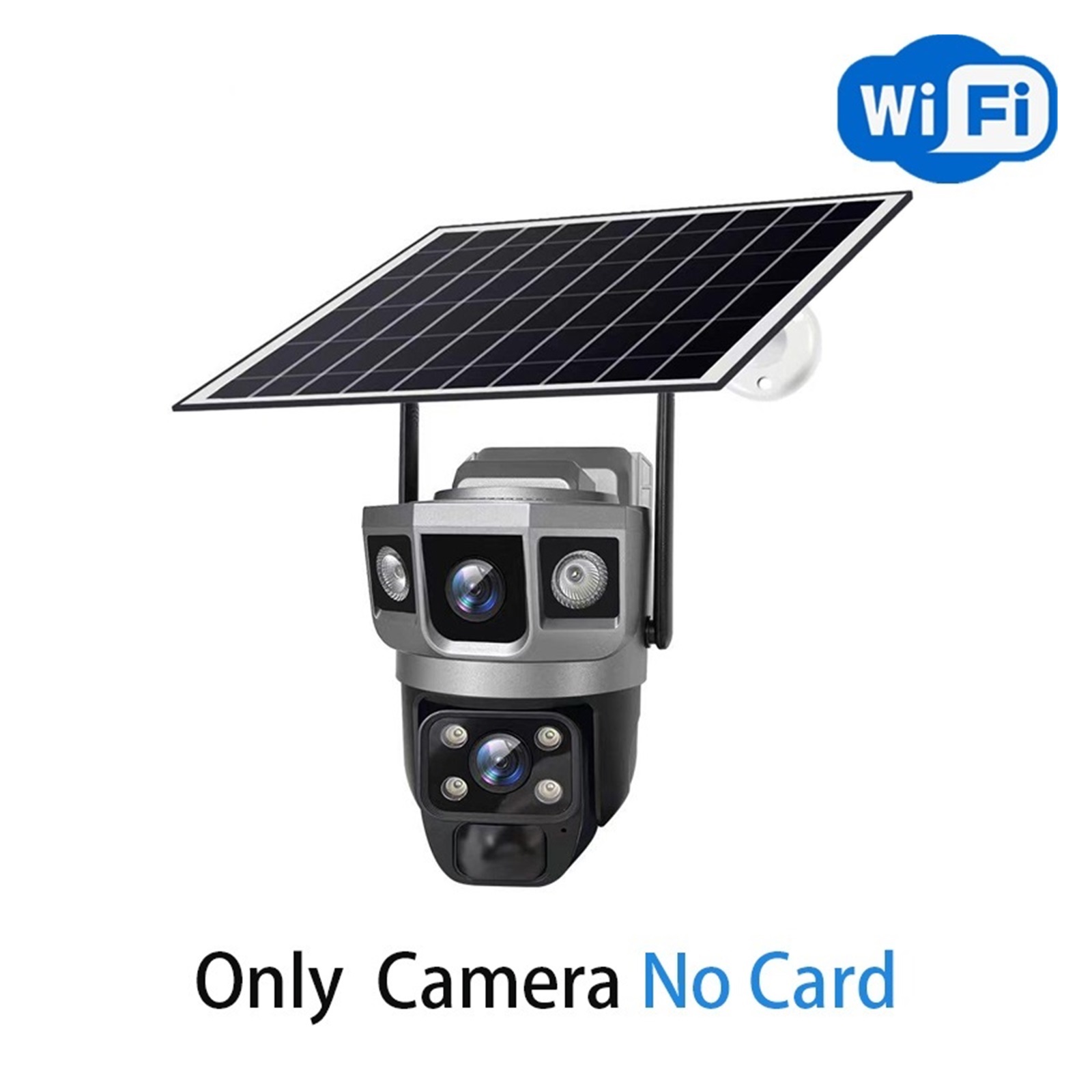 Surveillance camera Dual Lens Triple Screen 4G Solar 6K 12MP Secure ...