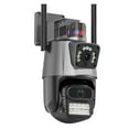 Surveillance camera Outdoor Dual Lens WiFi Color Night Vision ...