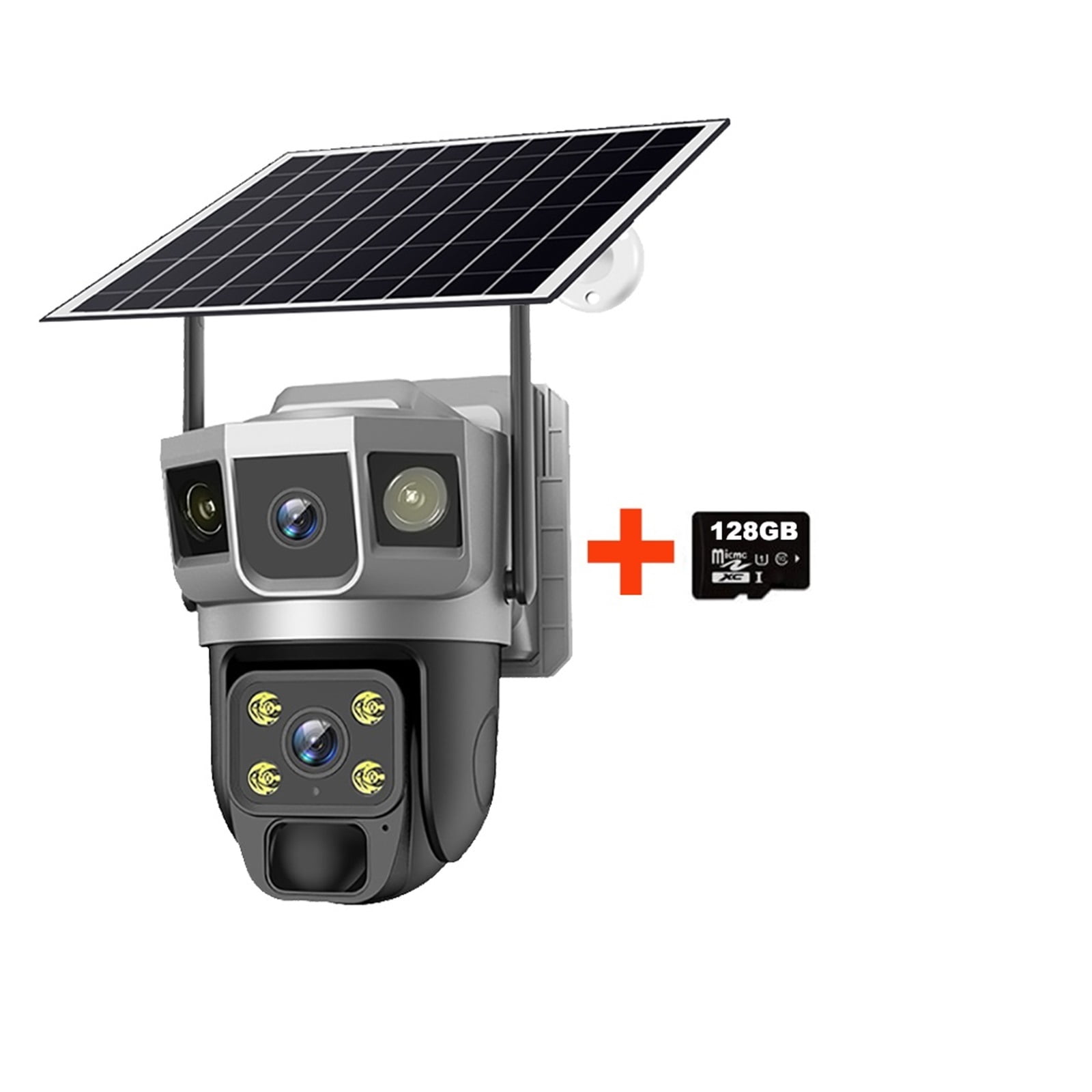 Surveillance and security cameras 24 Hours Recording Solar 4G Camera ...