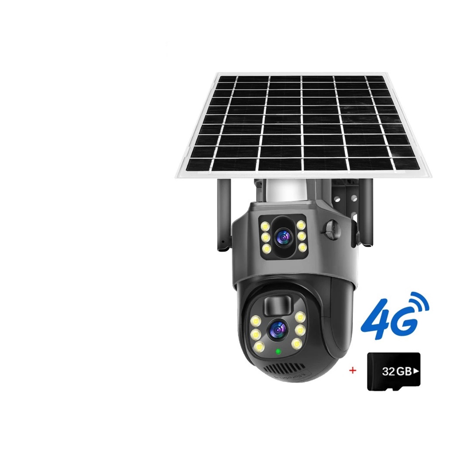 Surveillance and security cameras V380 Pro 4K 8MP 4G SIM Card Solar ...