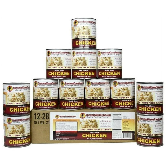 Survival Cave Food USDA Inspected Non-Perishable Meat Supply for Hiking ...