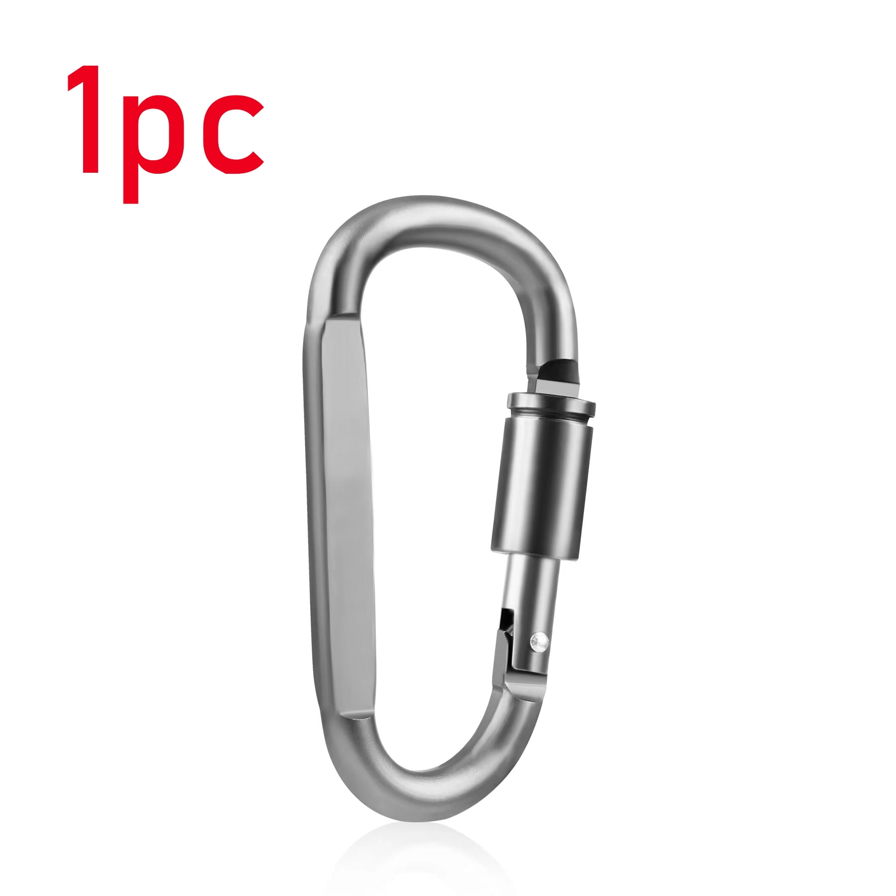 Survival D-ring Large Carabiner 1/10Pcs Keychain Clip Screw Lock Travel ...