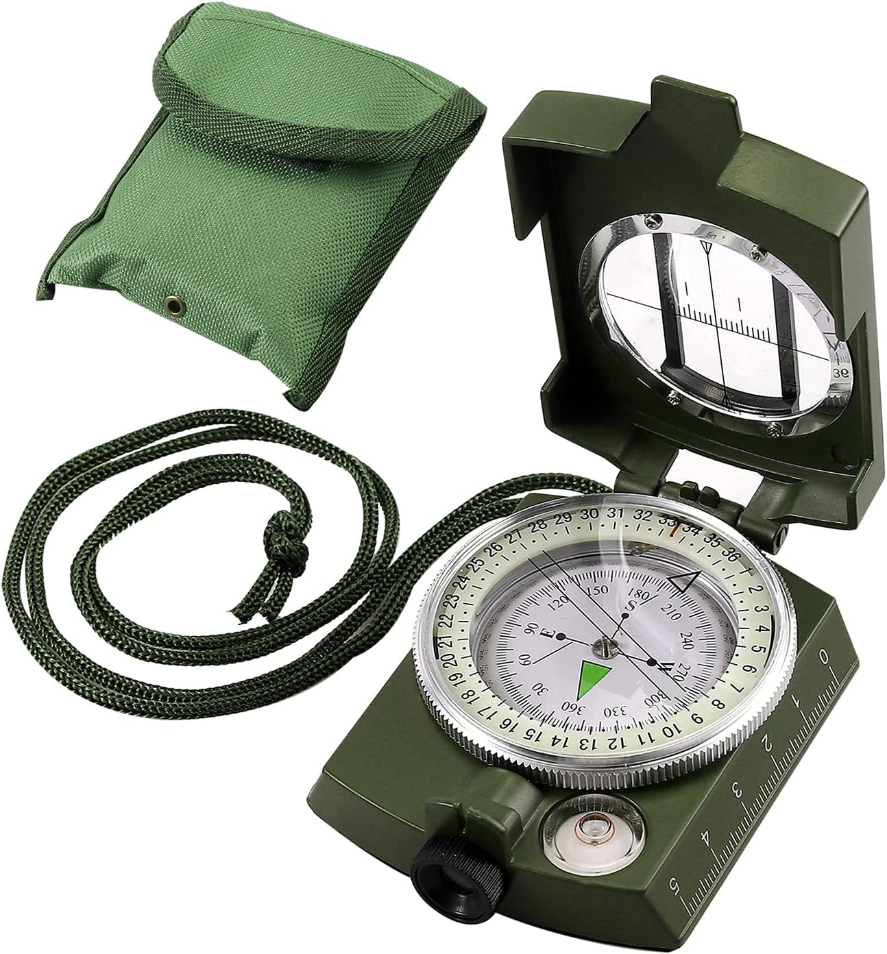 Survival Emergency Compass, Military Grade Compass with Fluorescent ...