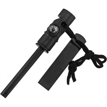 Survival Ferrocerium Drilled Flint Fire Starter,DFITO Ferro Rod Kit ...