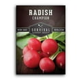 Survival Garden Seeds - Champion Radish Seed for Planting - Packet with ...