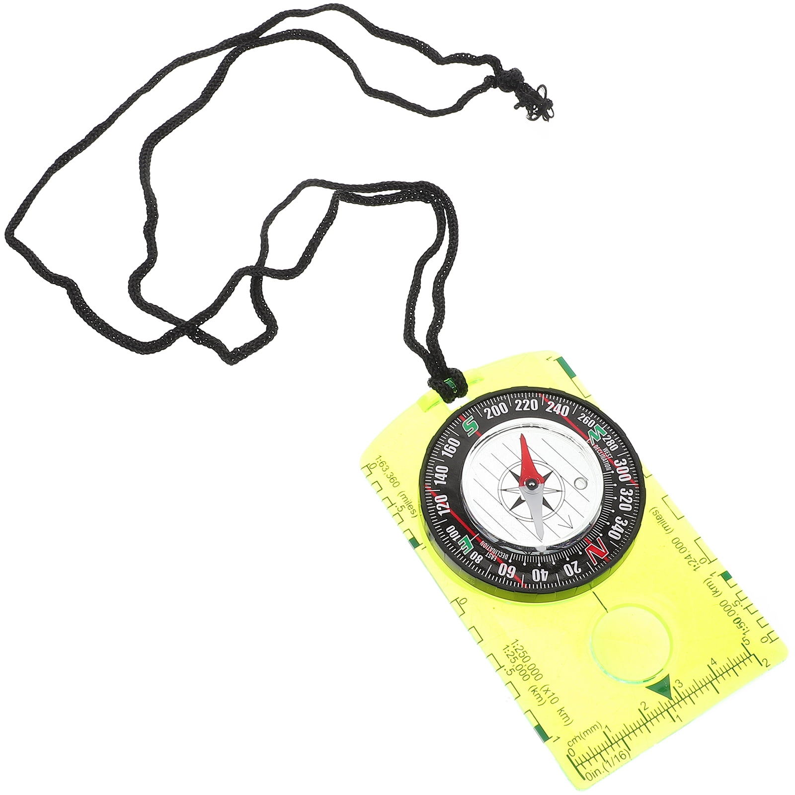 Masteelf Portable Compass with Scale for Outdoor Use Acrylic Material ...