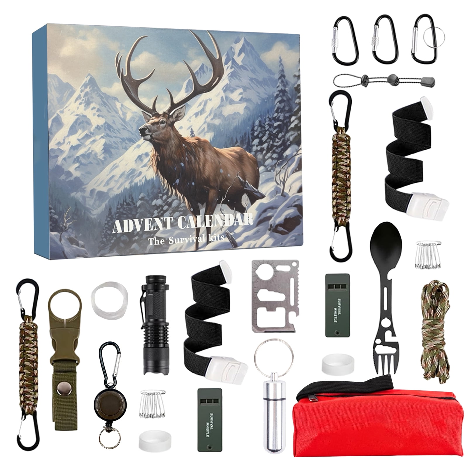 Survival Kit Advent Calendar | 24 Days Christmas Countdown Calendar ...