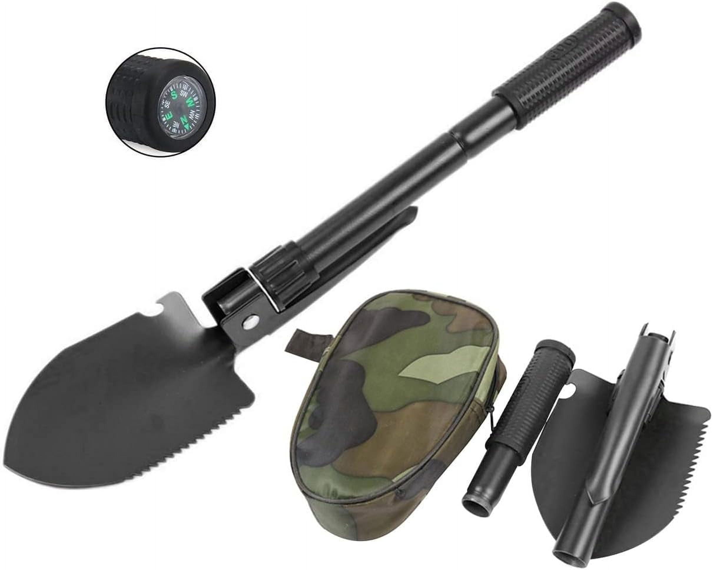 Survival Shovel, Small Folding Camping Shovel, Mini Compact Pickaxe ...