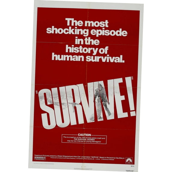 Survive Movie poster Metal Sign 8inx 12in Art Print on Metal 8x12 ...