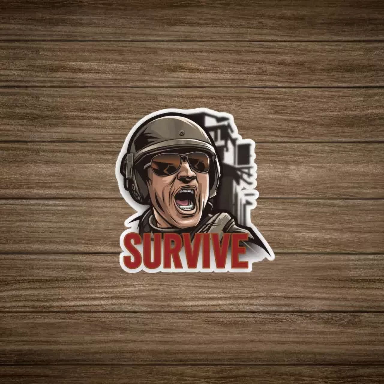 Survive Soldier Action Military Badass Sticker Decal For Cars Laptops ...