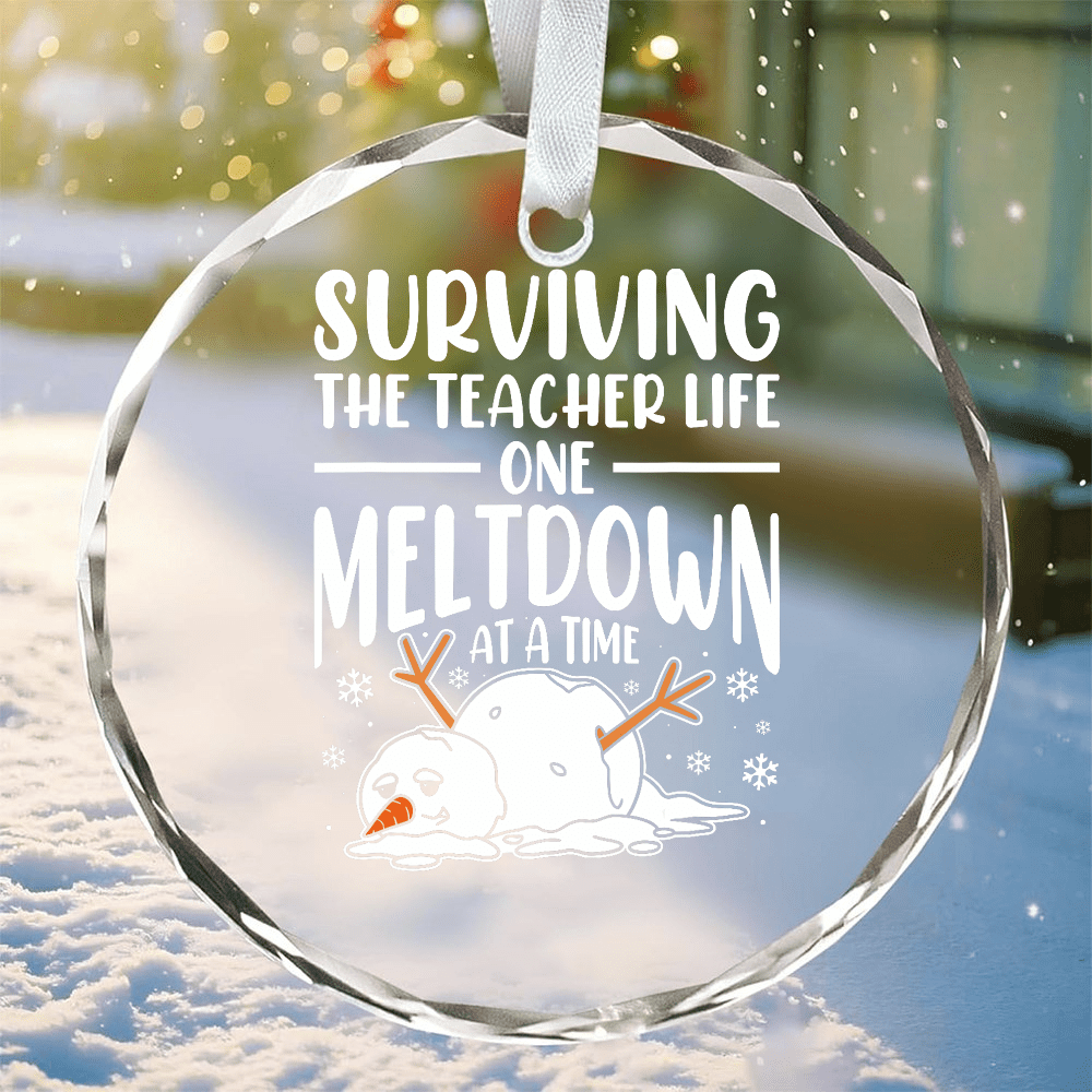 Surviving The Teacher Life One Meltdown At A Time 1 Ornament Home ...