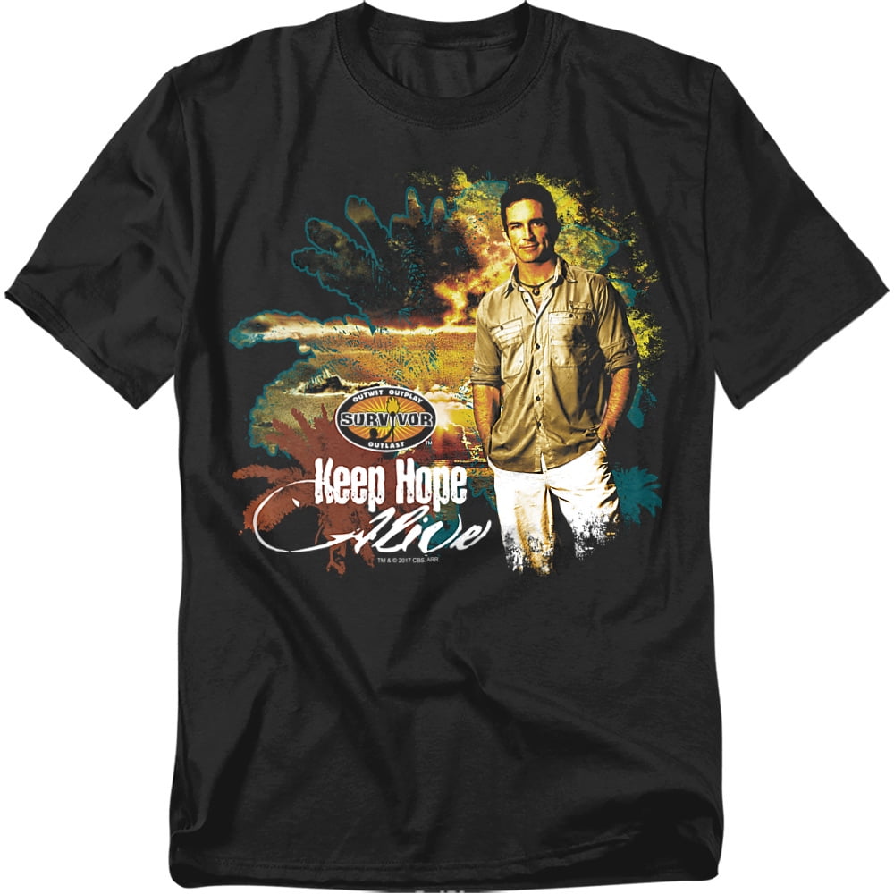 Survivor Keep Hope Alive Officially Licensed Adult T-Shirt M - Walmart.com