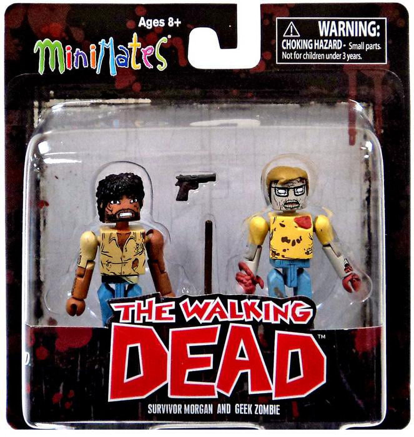 Survivor Morgan & Geek Zombie Minifigure 2-Pack Minimates Series 5 ...