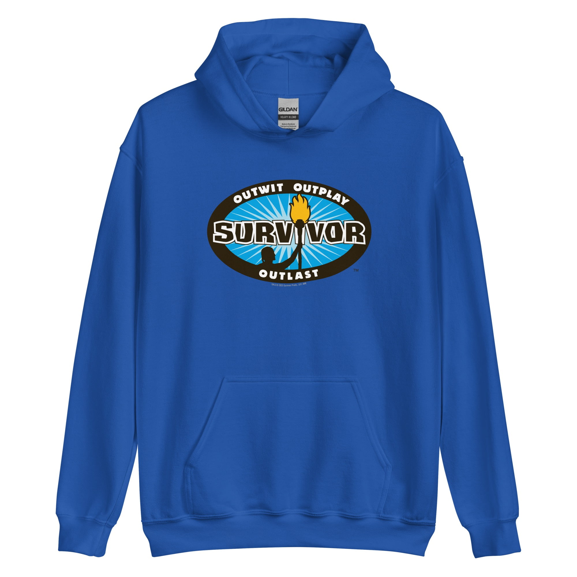 Survivor Outwit, Outplay, Outlast Logo Adult Unisex Hooded Sweatshirt ...