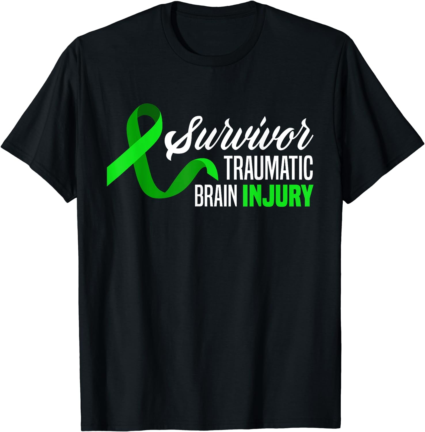 Survivor Traumatic Brain Injury Awareness TBI Survivor T-Shirt ...