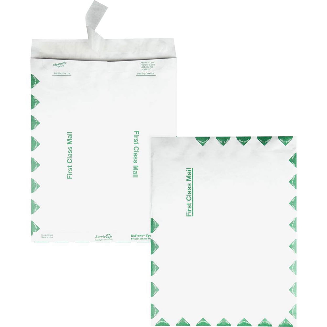 Survivor Tyvek USPS First Class Mailer, 10 x 13, White, 100/Box ...