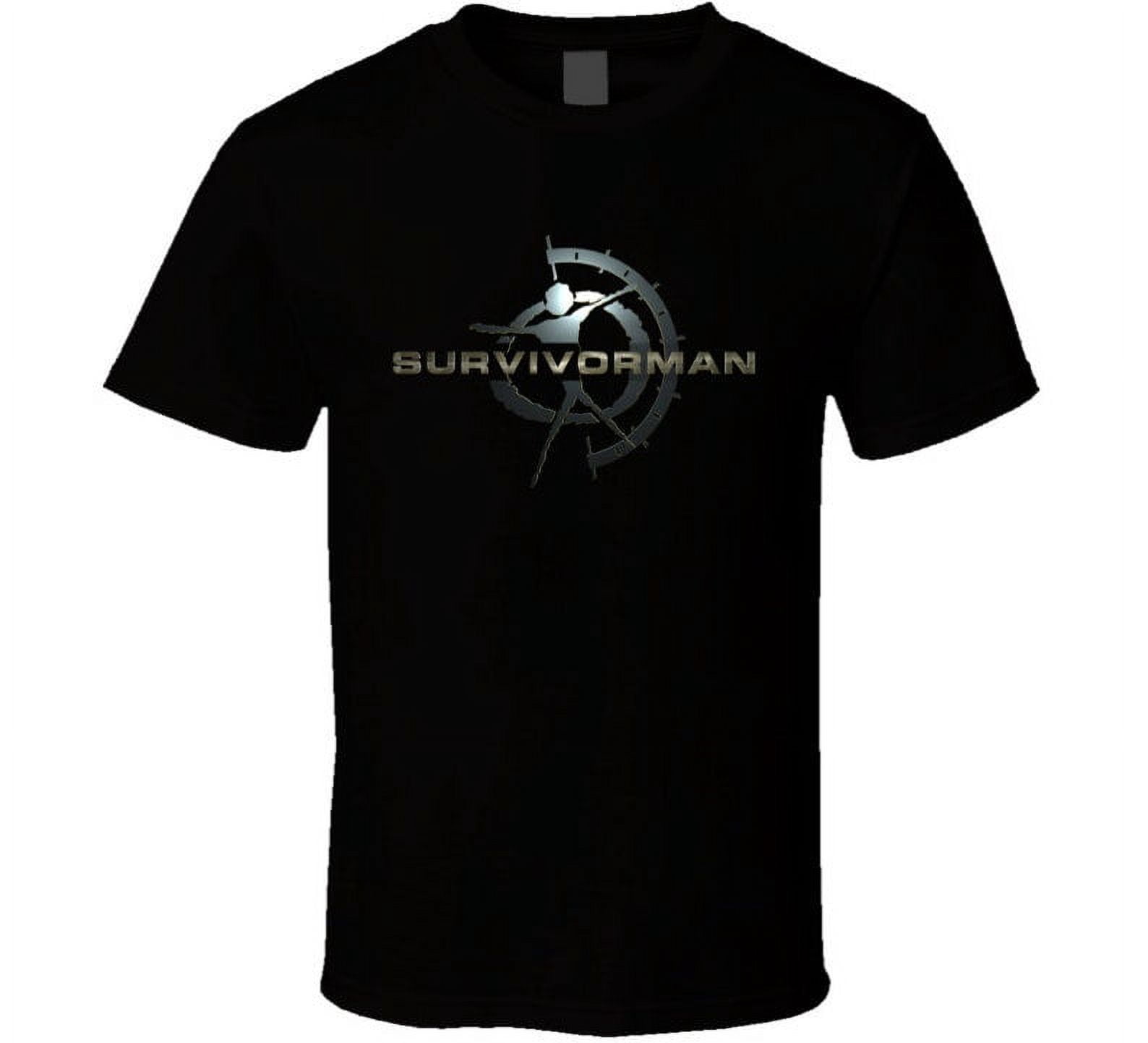 Survivorman Les Stroud Tv Show Black T Shirt - Walmart.com