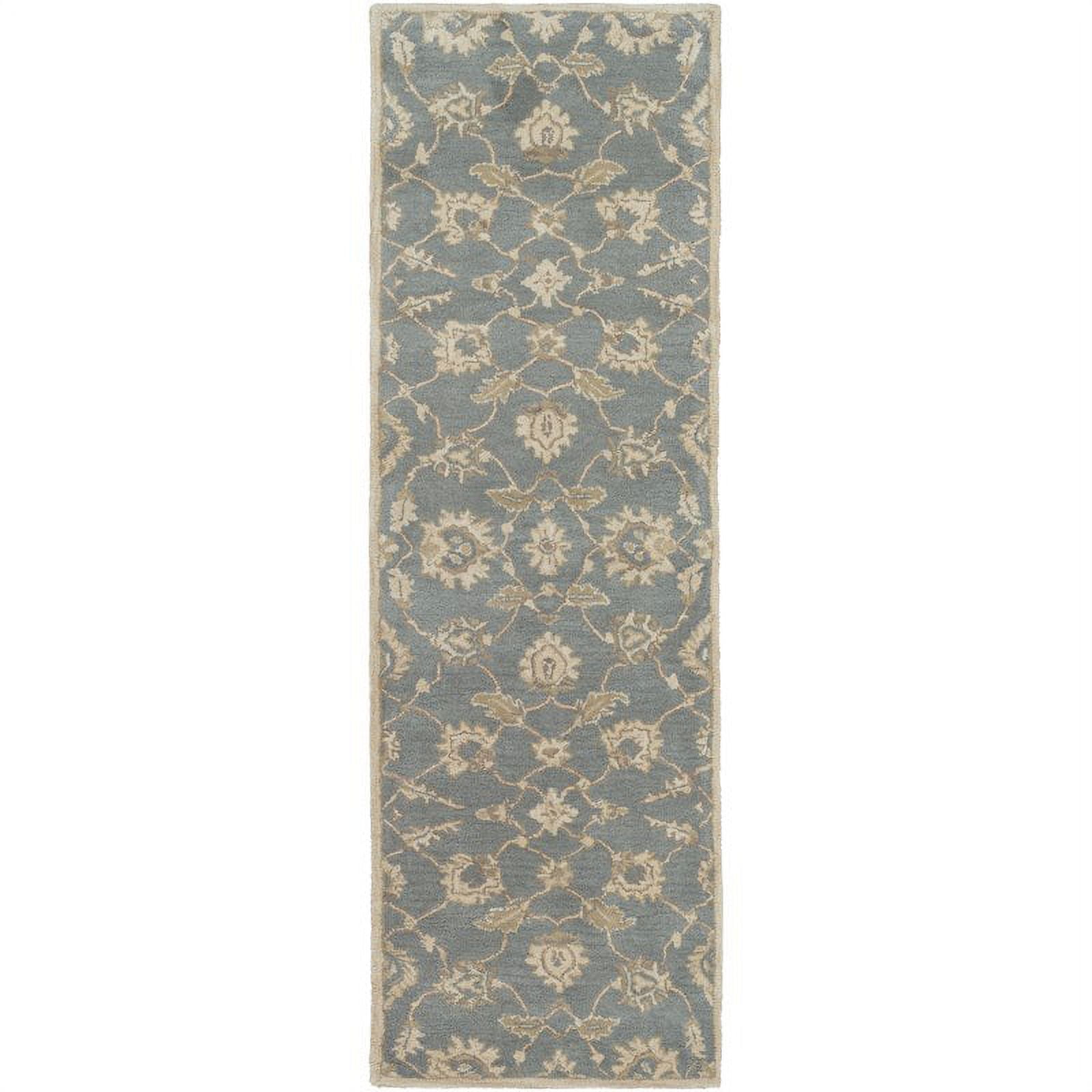 Surya Caesar CAE-1156 36 x 144" Runner Wool Area Rug in Olive Green ...