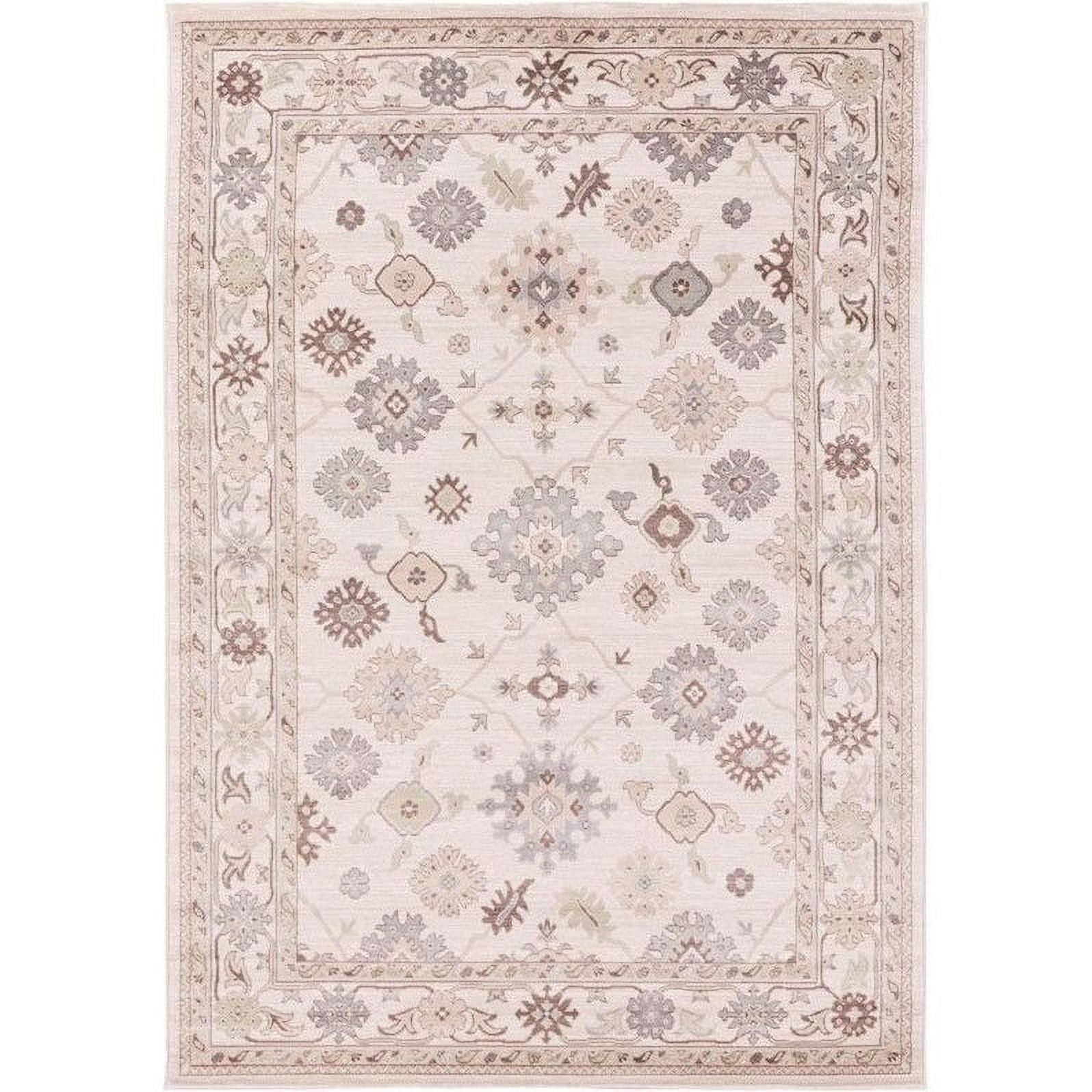 Surya Garnett 5'2" x 7'6" Rug in Neutral - Walmart.com