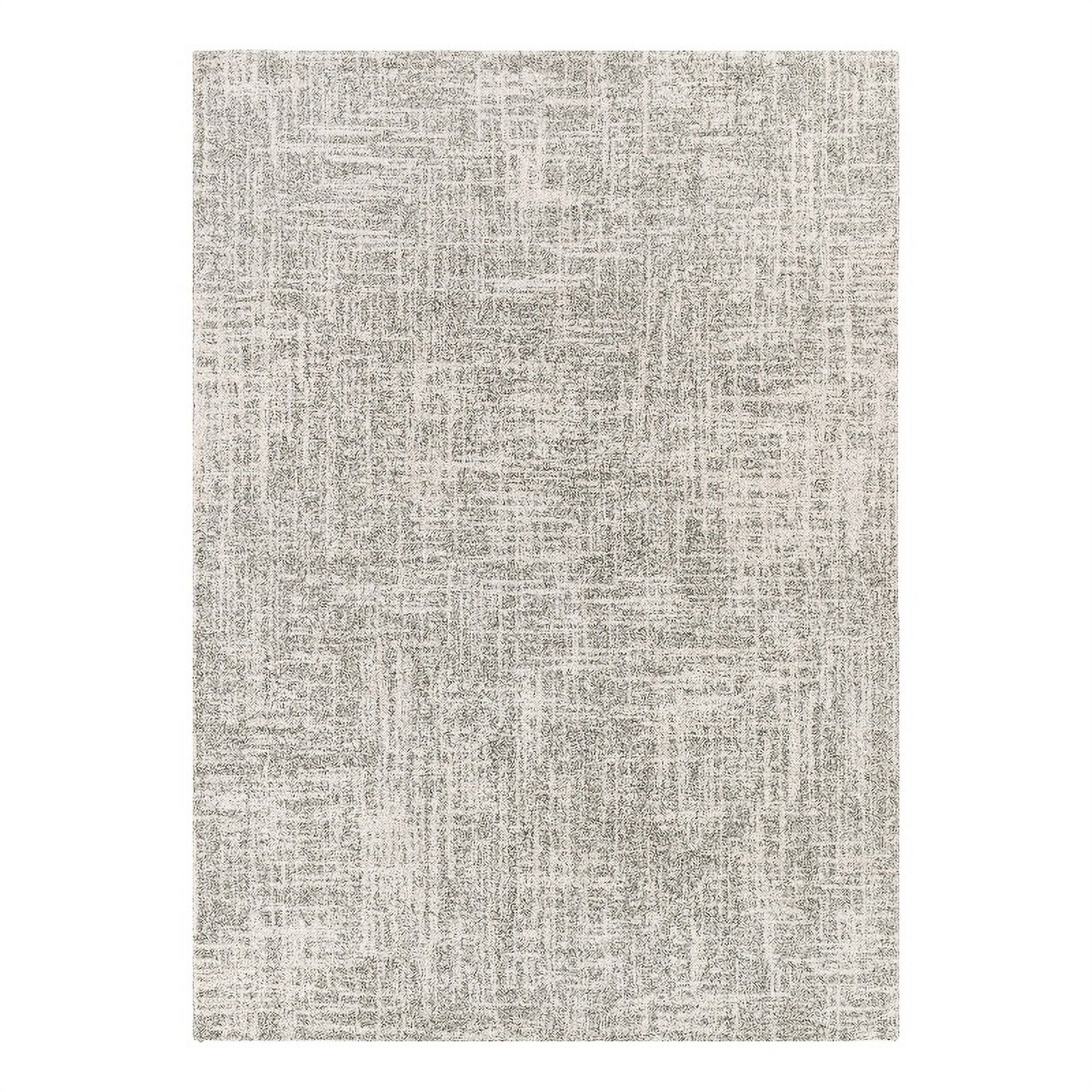Surya Gavic GVC-2308 51 x 71" Rectangle Fabric Rug in Medium Gray/Light ...