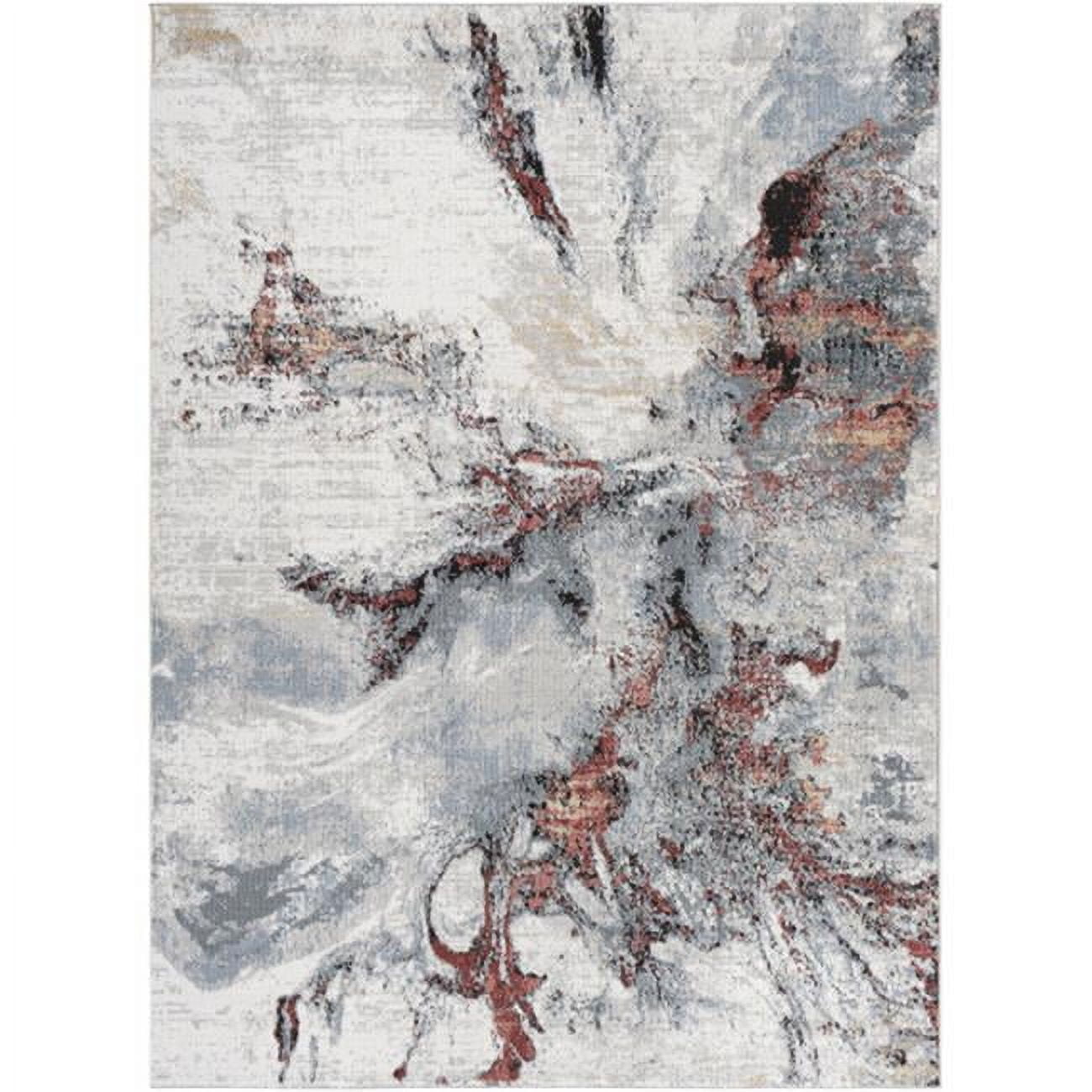 Surya Jolie JLO-2321 94 x 120" Rectangle Fabric Rug in Slate/Gray ...