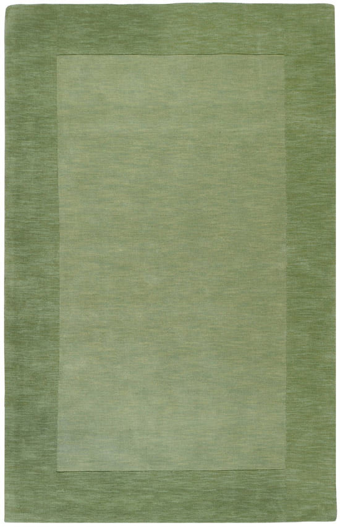 Surya Mystique Rug- 100 Pct Wool- Hand Crafted- Green- 6X9 - Walmart.com