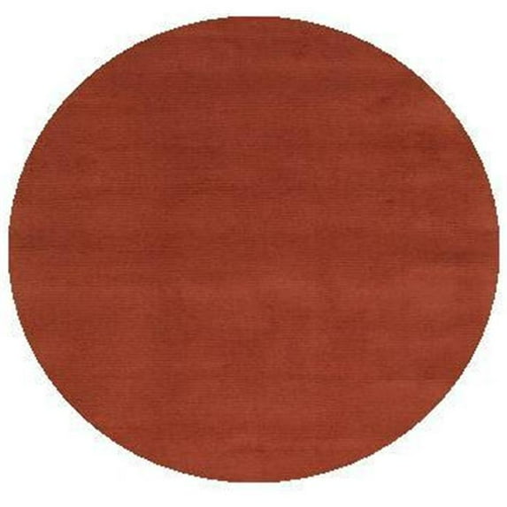 Surya Mystique Rug- 100% Wool- Hand Crafted- Rust- 9'9'' ROUN - Walmart.com