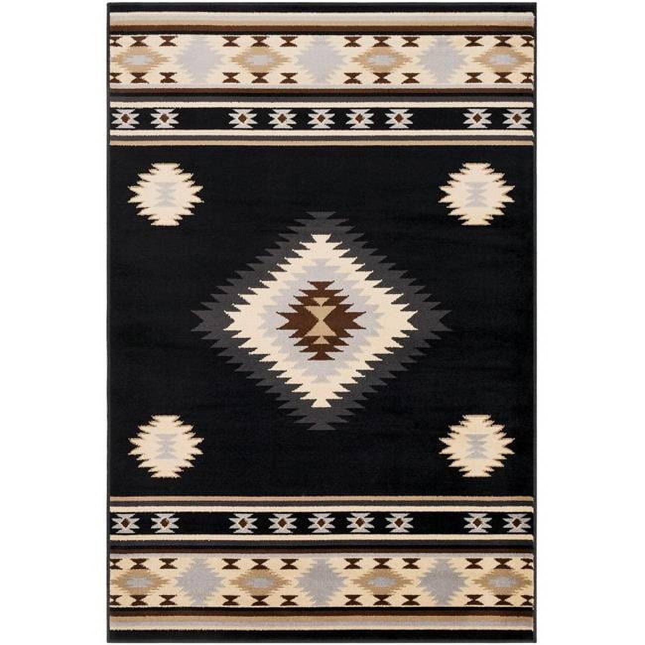 Surya Paramount Area Rug - Black - 7 ft. 9 in. x 11 ft. 2 in. - Walmart.com