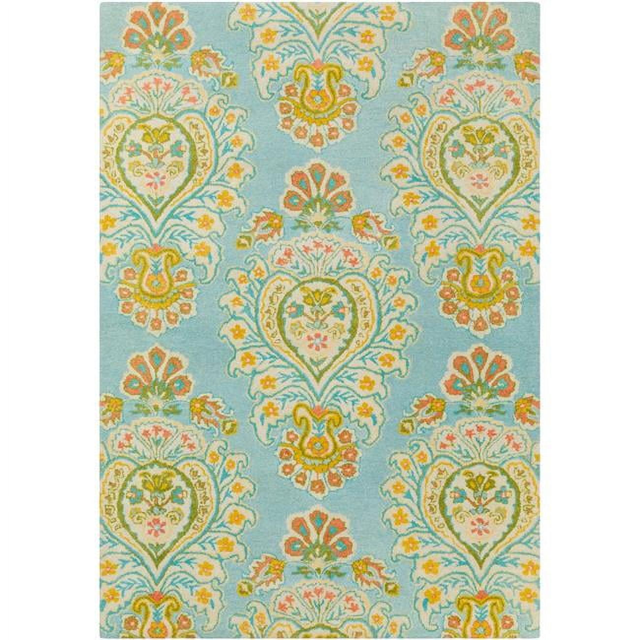 Surya TEC1033-1616 18 in. Technicolor Area Rug, Aqua - Walmart.com