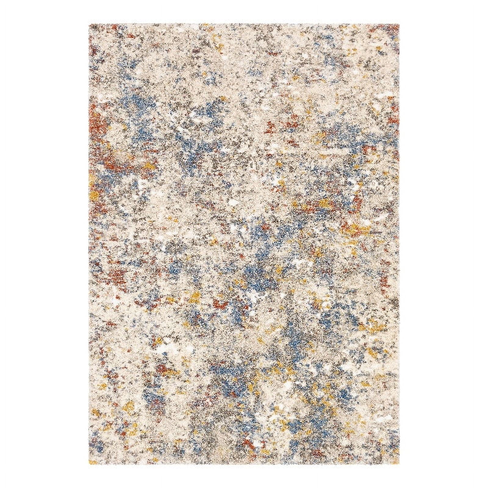 Surya Tuscany TUS-2301 144 x 180" Rectangle Fabric Rug in Blue/Tan ...
