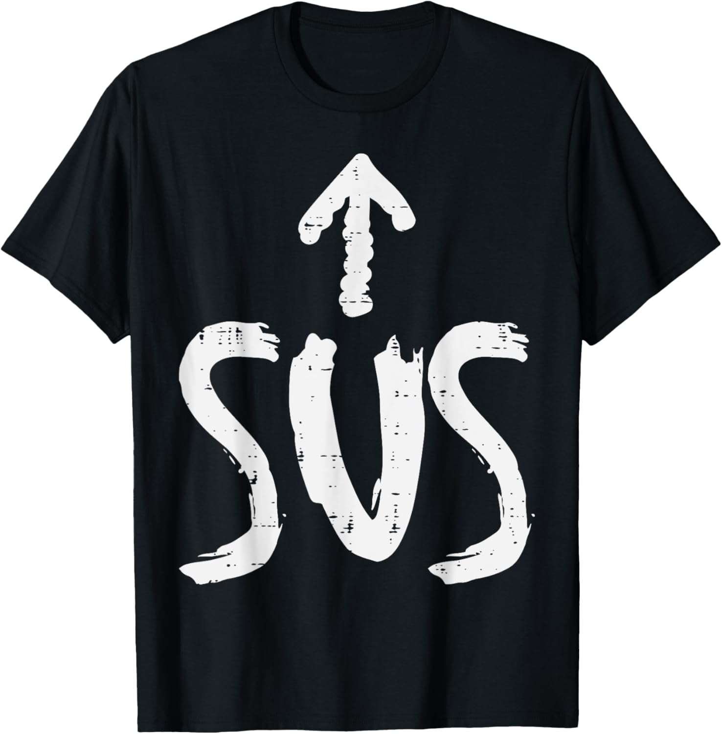 Sus Up Arrow Funny Saying Gaming Meme Suspicious Men Boy Kid T-Shirt ...