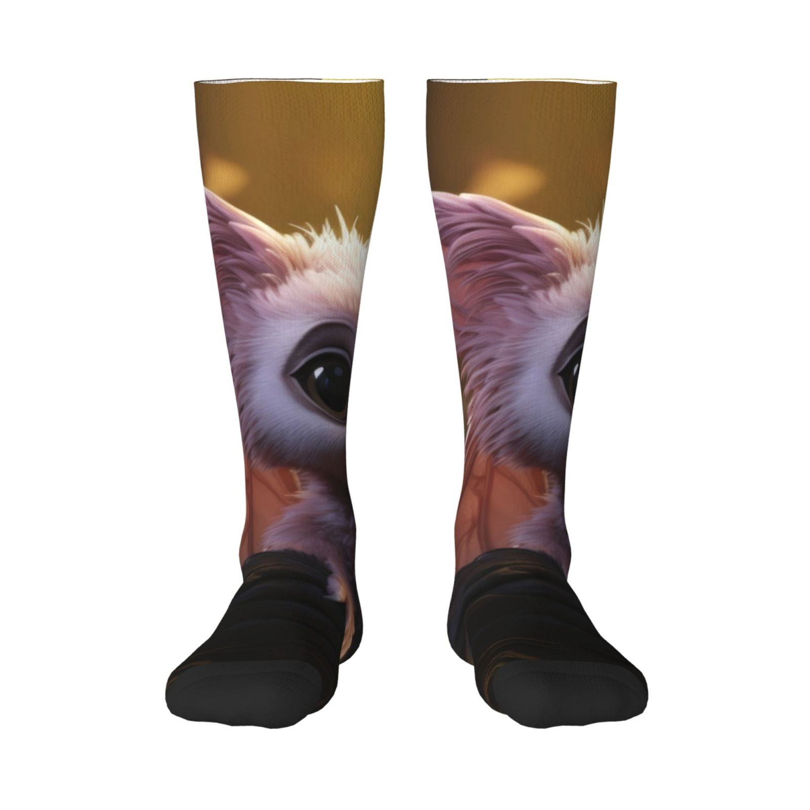 Susaid Adorable Fluffy Bat Print Thermal Winter Socks for Men and Women ...