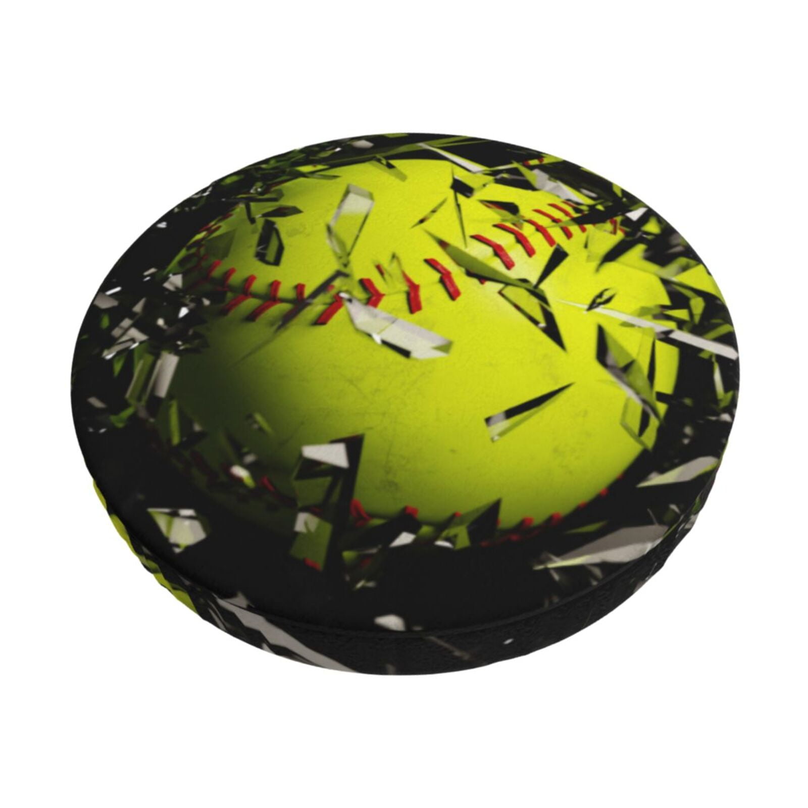 Susaid Ball Print Elastic Bar Stool Cover Personalized Washable Stool ...