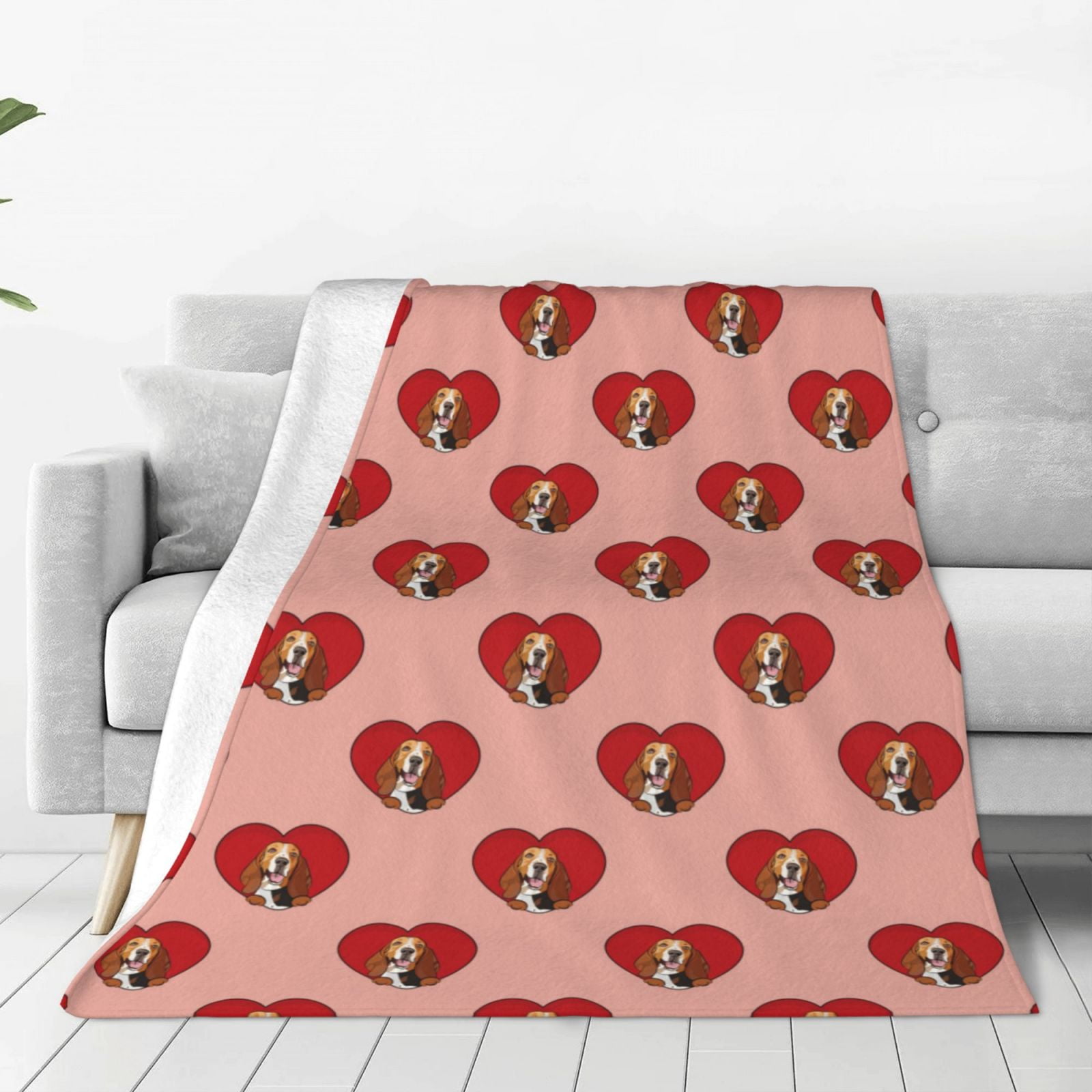 Susaid Basset hound dog with paw Microfiber Cleaning Cloth, Multi ...
