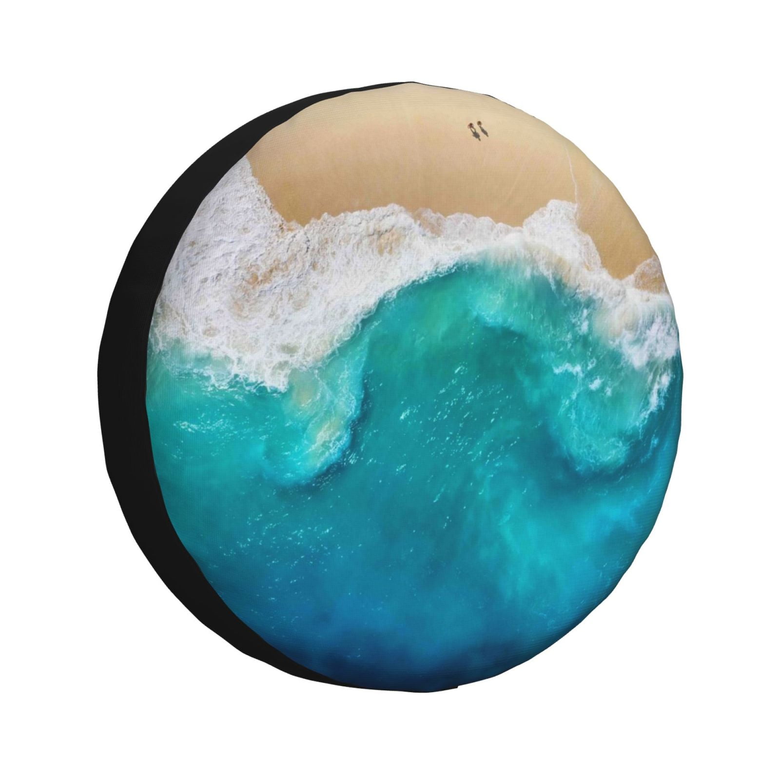 Susaid Beach Print Water Proof Spare Tire Cover Wheel Tire Dust-proof ...