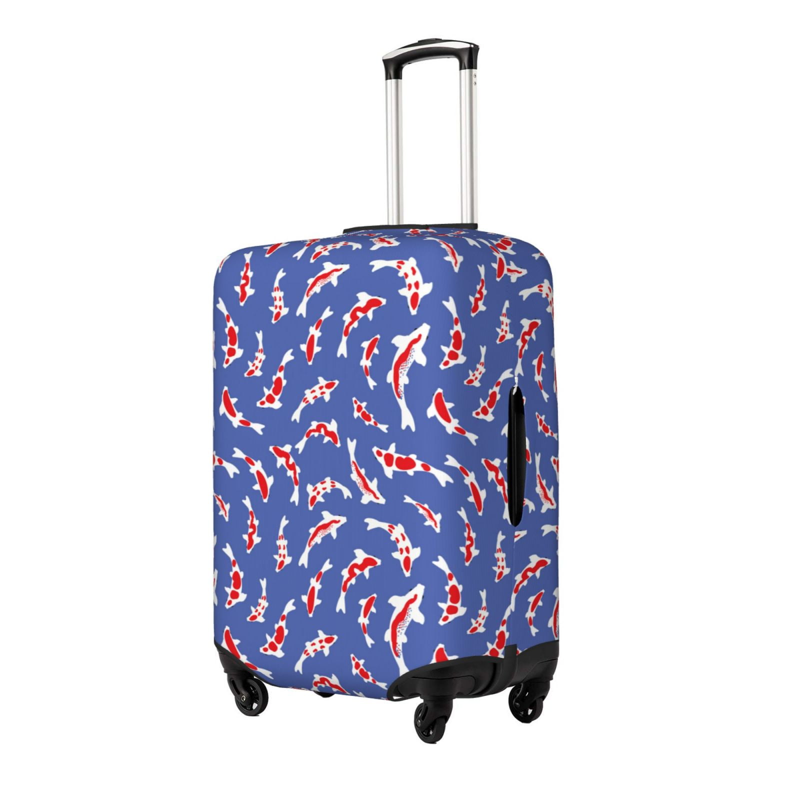 Susaid Beautiful Koi Fish Print Elastic Washable Suitcase Cover with ...