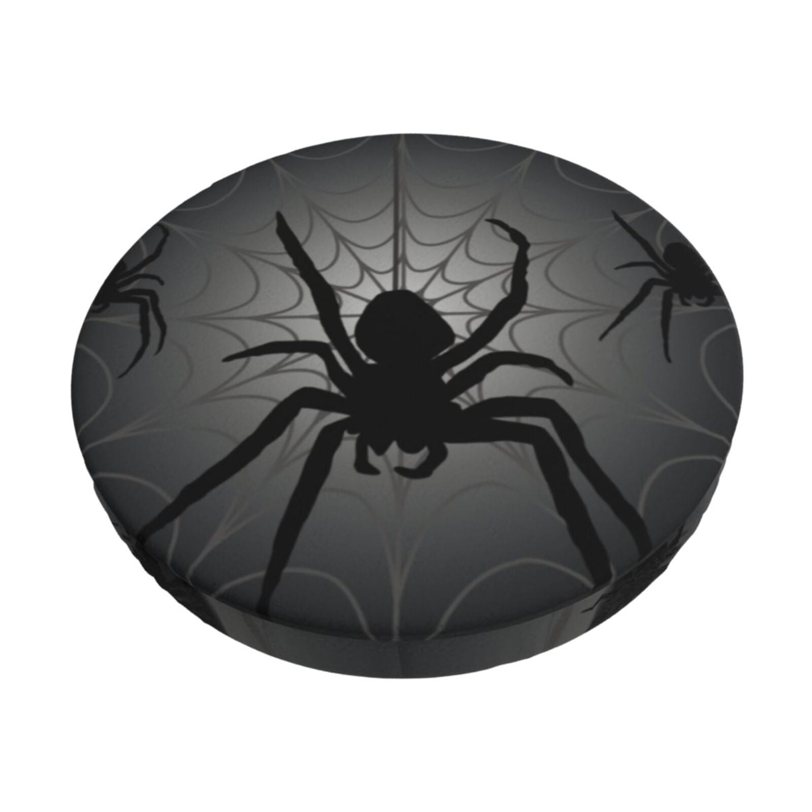 Susaid Black Spiders Print Elastic Bar Stool Cover Personalized ...