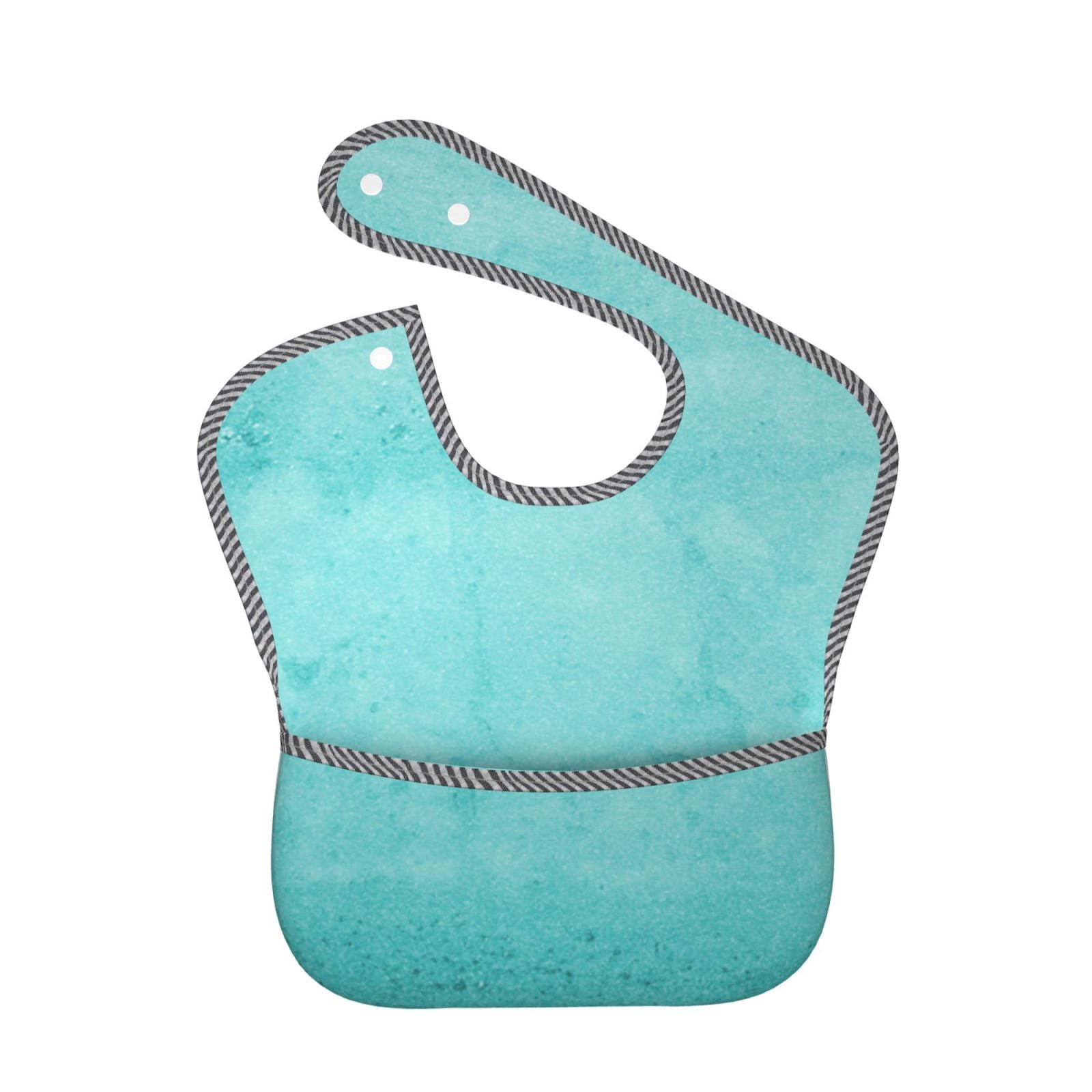 Susaid Blue And Turquoise Print Bibs for Babies Toddlers Adjustable ...
