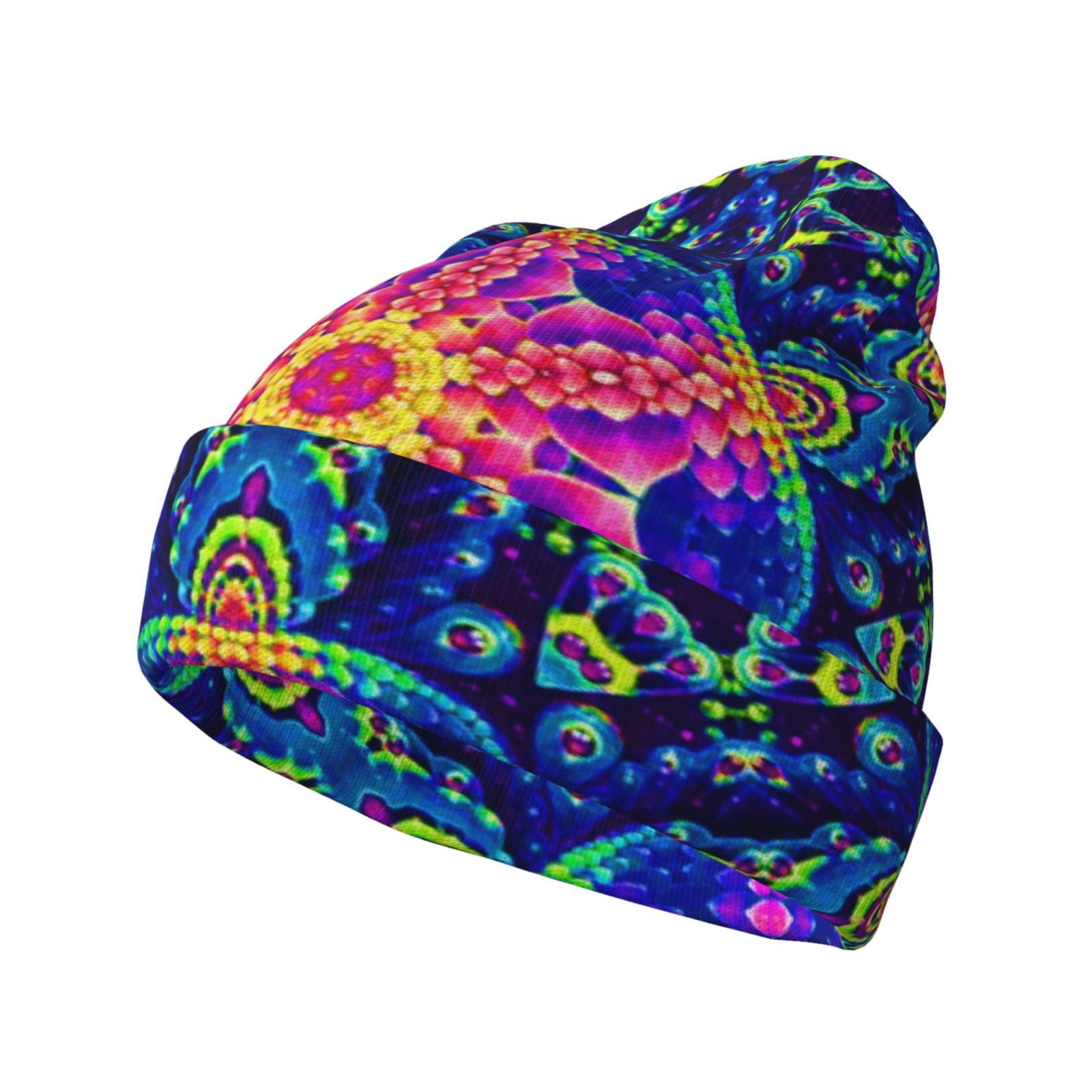 Susaid Bright Turtles Print Winter Beanie for Men Women, Lined Beanie ...