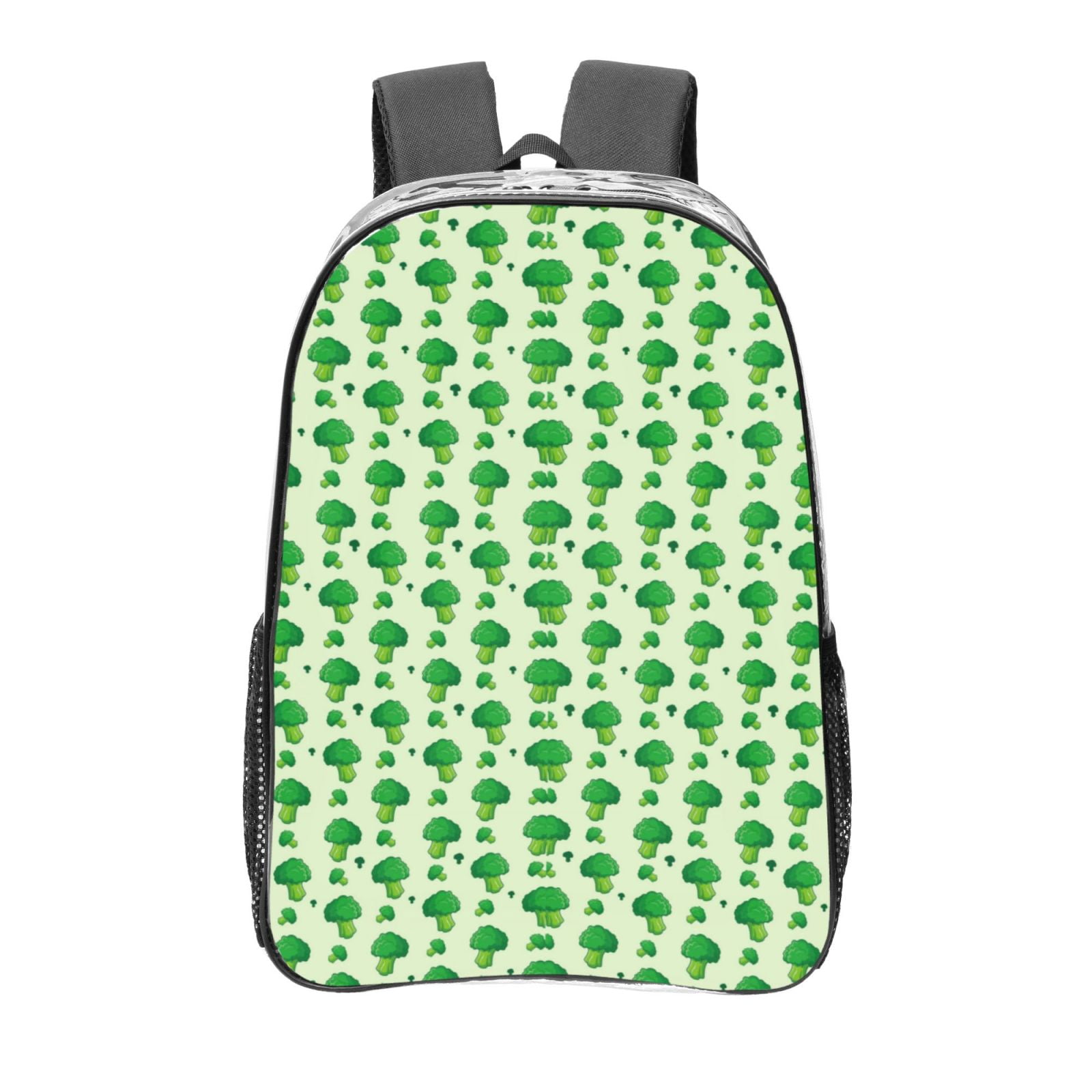 Susaid Broccoli 1 Print Clear Backpack See Through Transparent Plastic ...