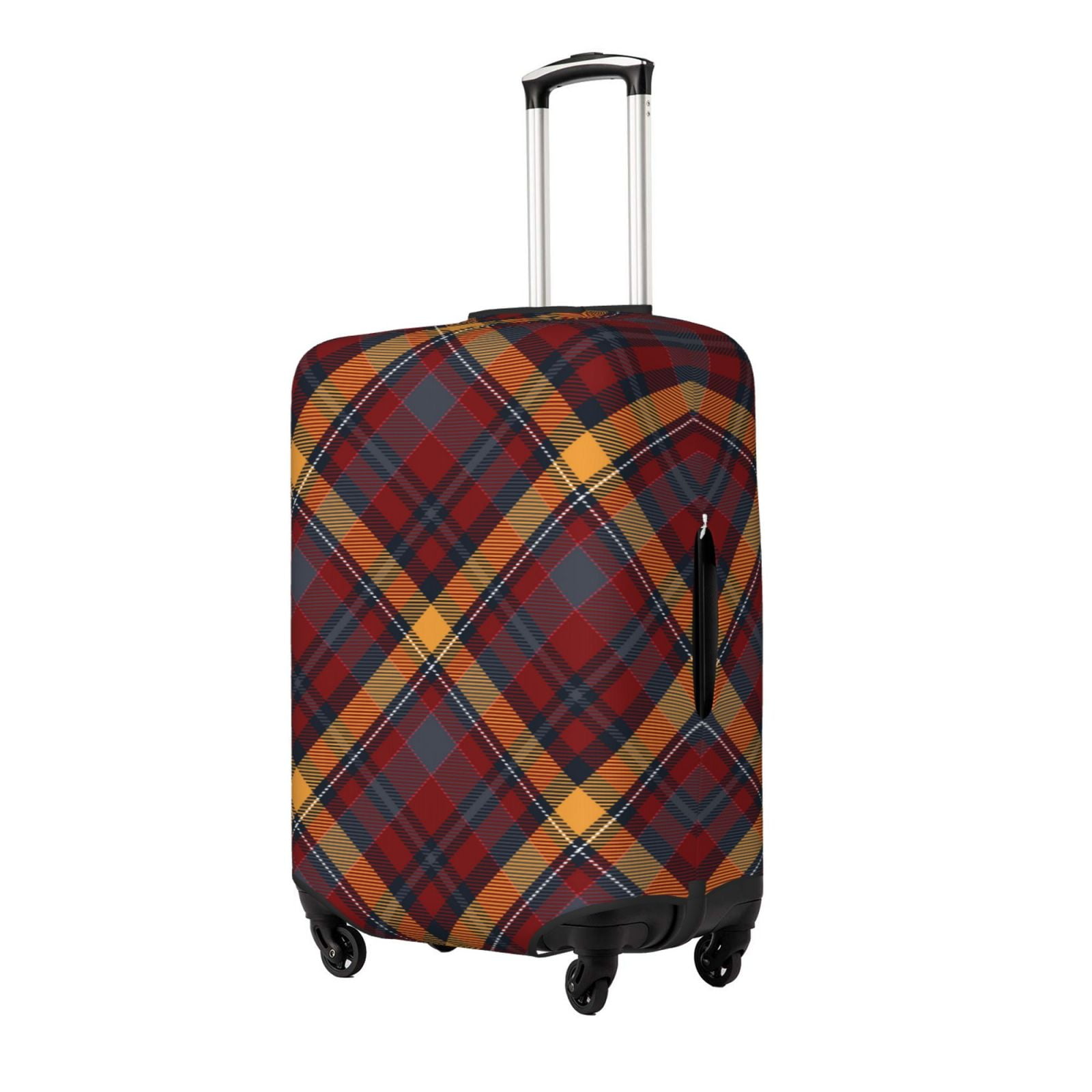 Susaid Buffalo Check Plaid Print Elastic Washable Suitcase Cover with ...