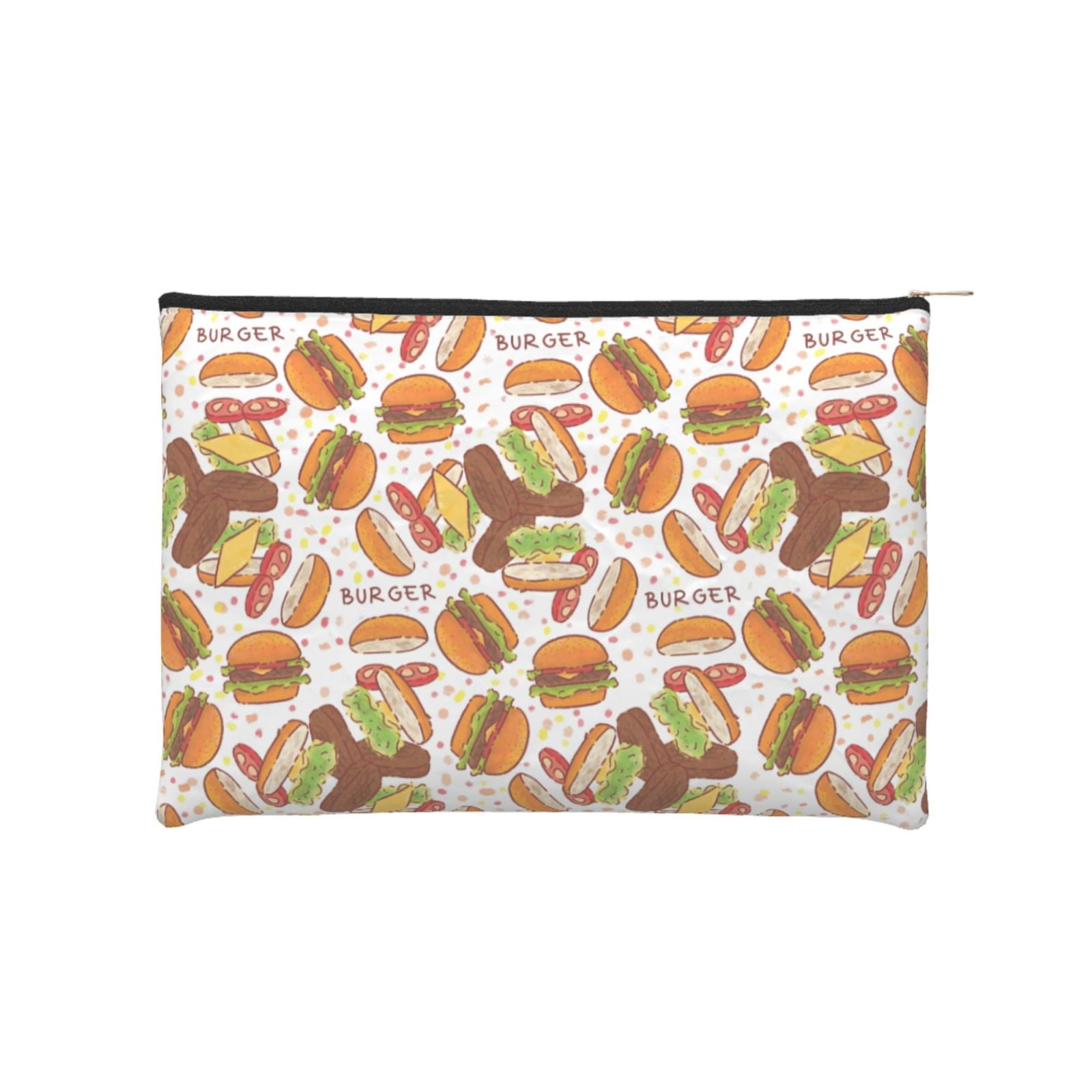 Susaid Burger Print Makeup Mini Bags for Women Multi Color Cosmetics ...