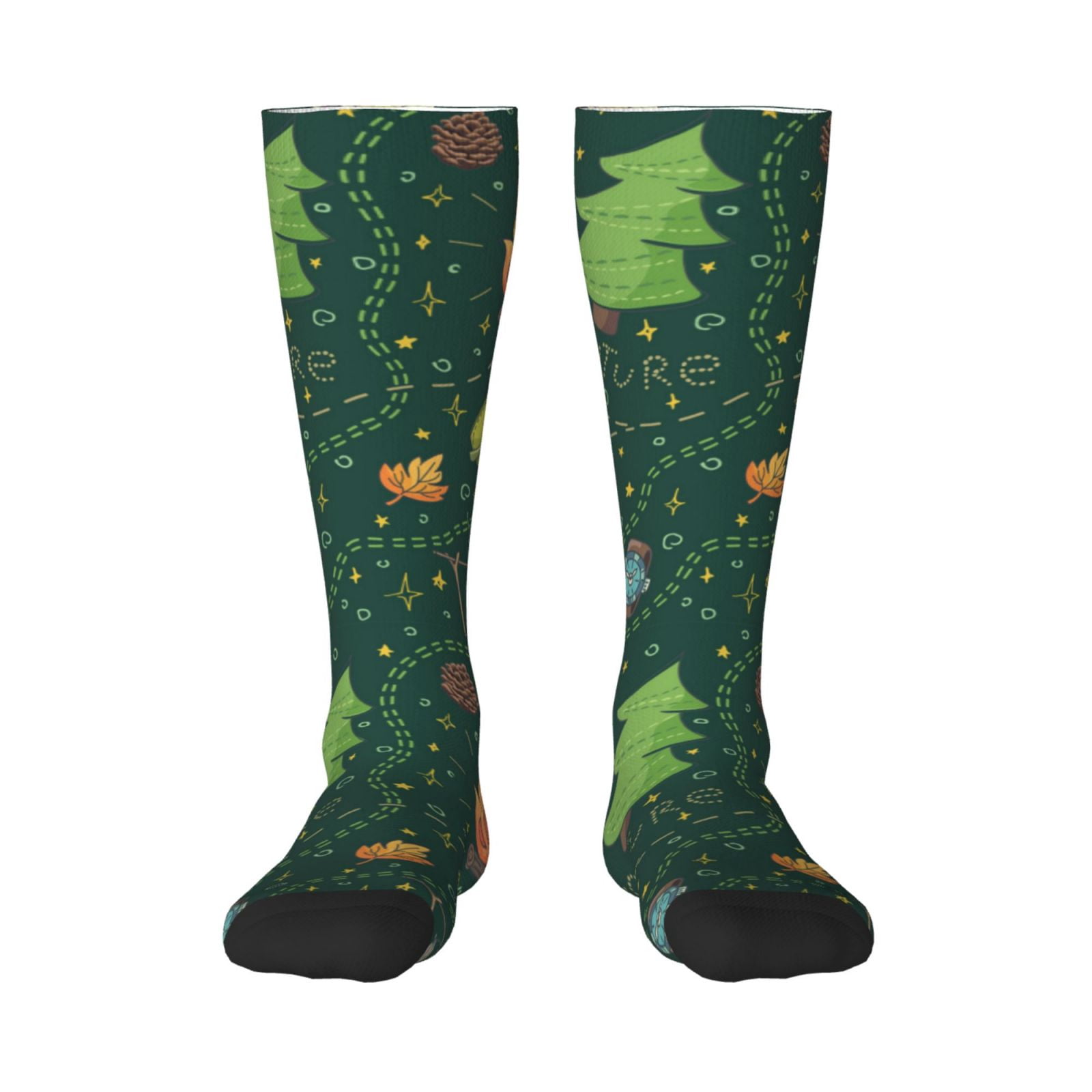 Susaid Camp In The Forest Print Thermal Winter Socks for Men and Women ...