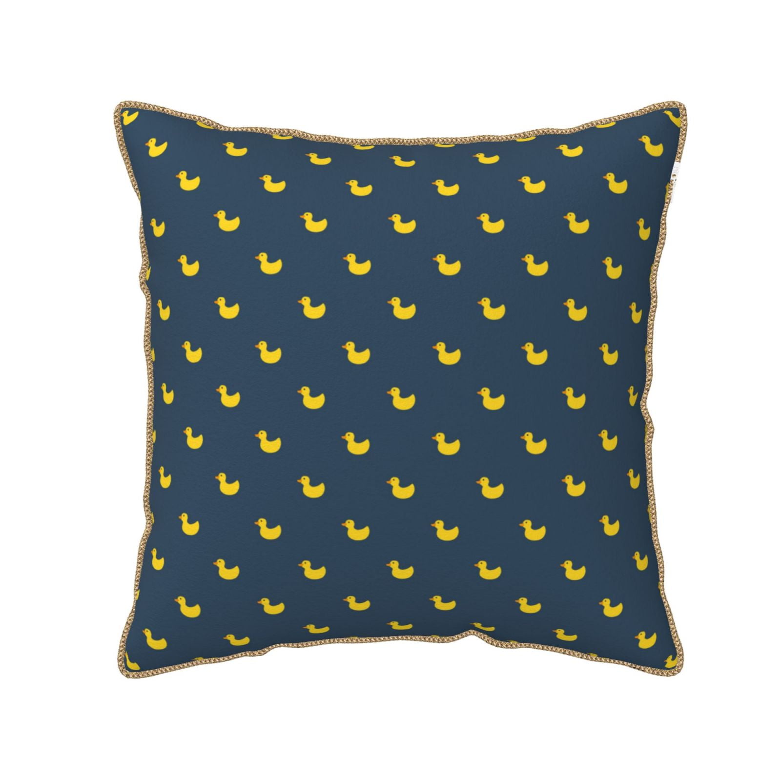 Susaid Cartoon Ducks Print Velvet Throw Pillow Covers Home Art Deco ...